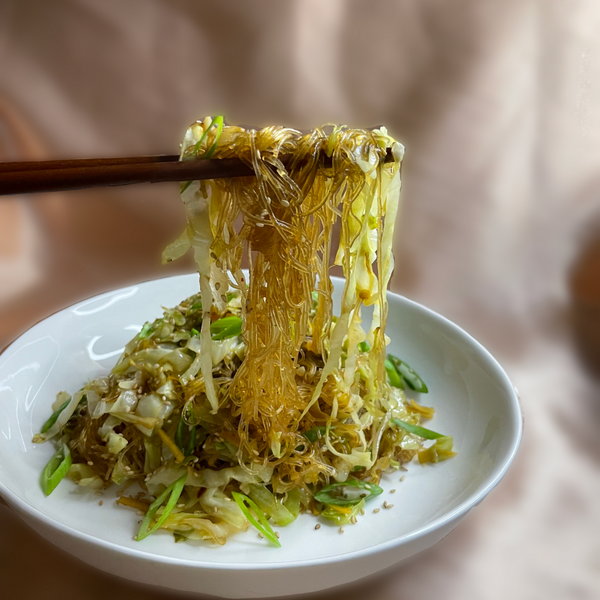 Arrowhead Cabbage Vermicelli Stir-Fry - Local Roots NYC