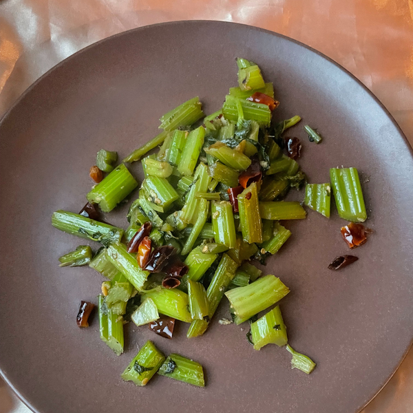 Chinese Stir-Fried Celery - Local Roots NYC