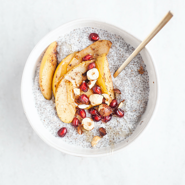 Chia Pudding With Cinnamon Sautéed Quince - Local Roots NYC
